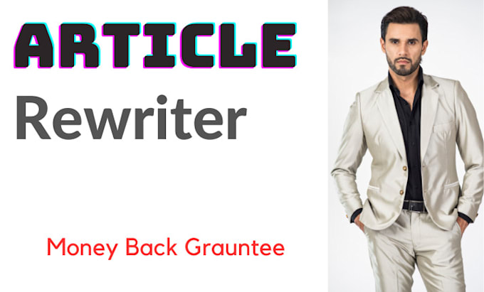 Professionally rewrite your article by Usama_write | Fiverr