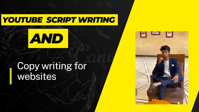 Do youtube video script writing and copy writing by Hunainnsheikh | Fiverr