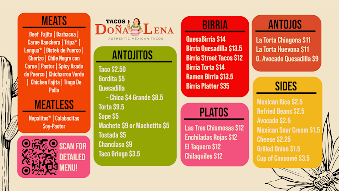 Design deliciously good menus by Dustintye85 | Fiverr