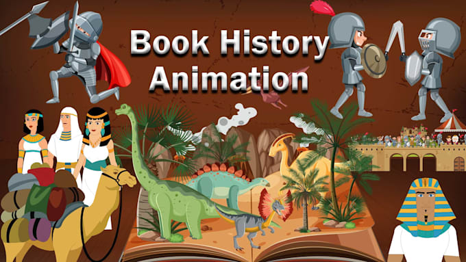 Make a custom 2d book history explainer animation by Motion_hub2 | Fiverr