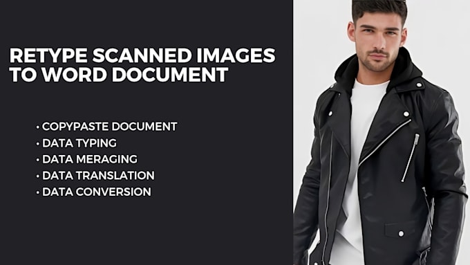 Do your scanned images rewrite, retype by John_malik18 | Fiverr