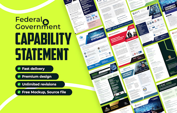 Do professional business capability statement design by Markgfx | Fiverr