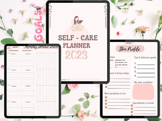Create digital printable planner by Akanshaa_ | Fiverr