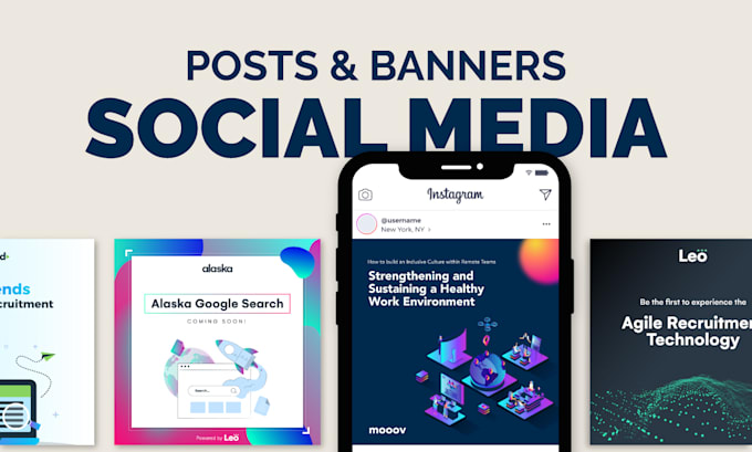 Design social media posts, banners, ads, stories by Monica_hara | Fiverr