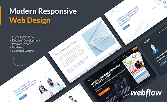 Design or redesign your website using webflow by Milaci | Fiverr