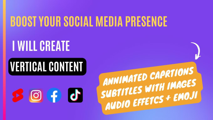 Create vertical content for tiktok, reels and shorts by Khaoulabn0 | Fiverr