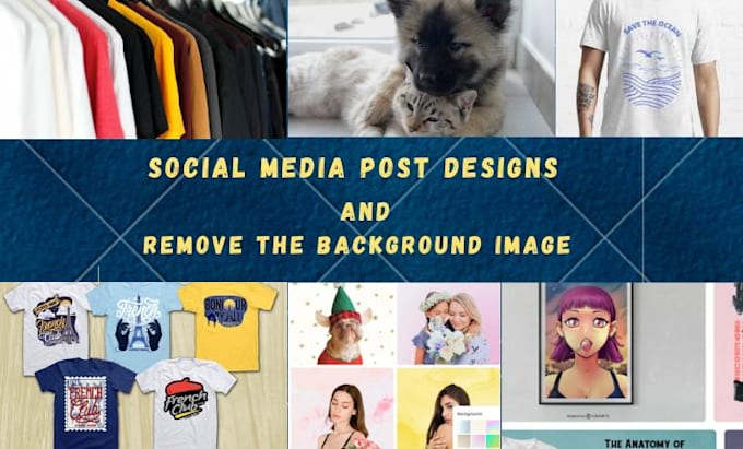 Create a gorgeous social media post design and remove the background ...