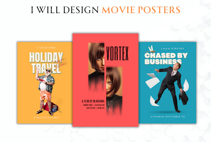 Design a unique movie poster, film poster and flyers by M_ikrama | Fiverr