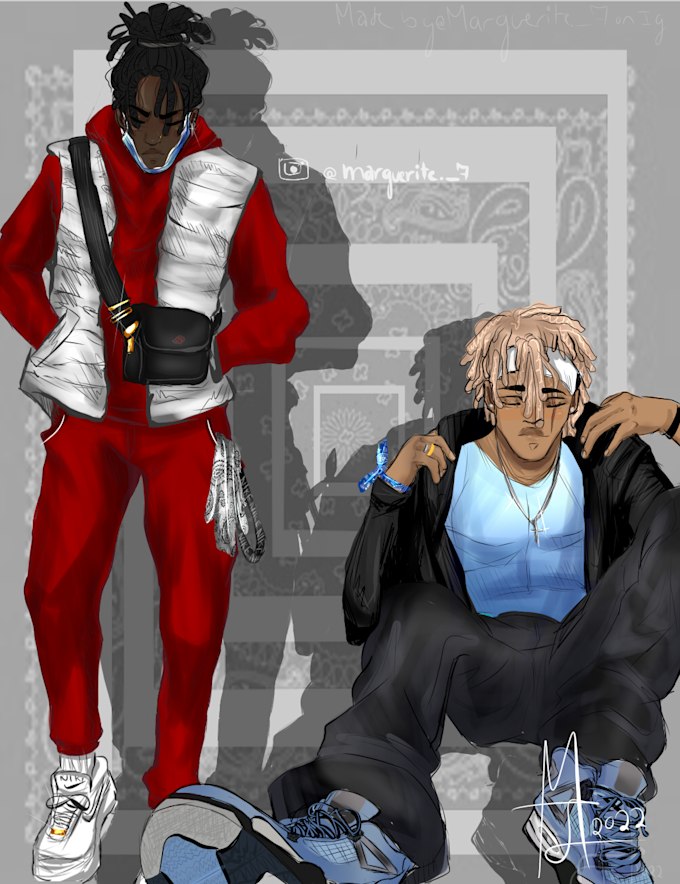 Draw illustrations based on requests by Marguerite_7 | Fiverr