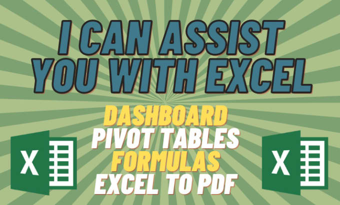 Solve or create formulas, dashboard, pivot tables in excel by ... Solve or create formulas, dashboard, pivot tables in excel by ...