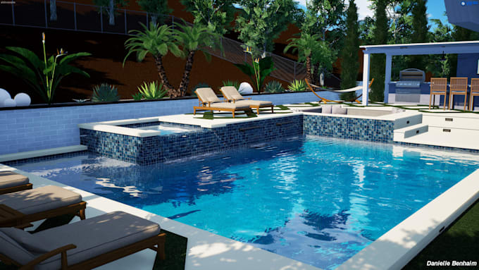 Bring your outdoor living space to life with a realistic 3d designs by ...