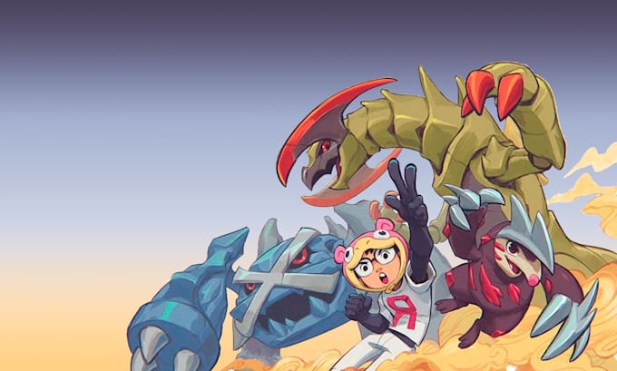 Create pokémon illustrations, pokemon cards, cartoon art by Dangermash ...