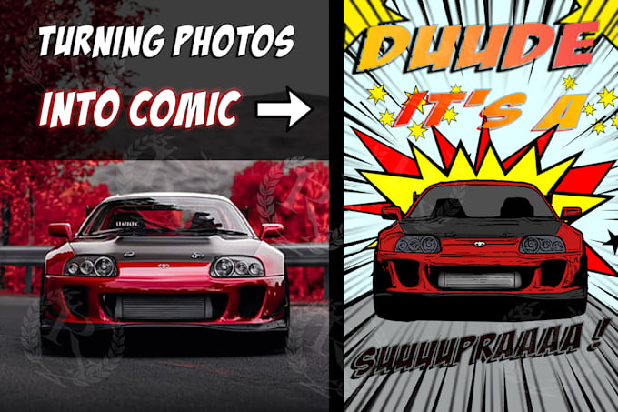 Transform the photos into comics by Dr1f7_ | Fiverr