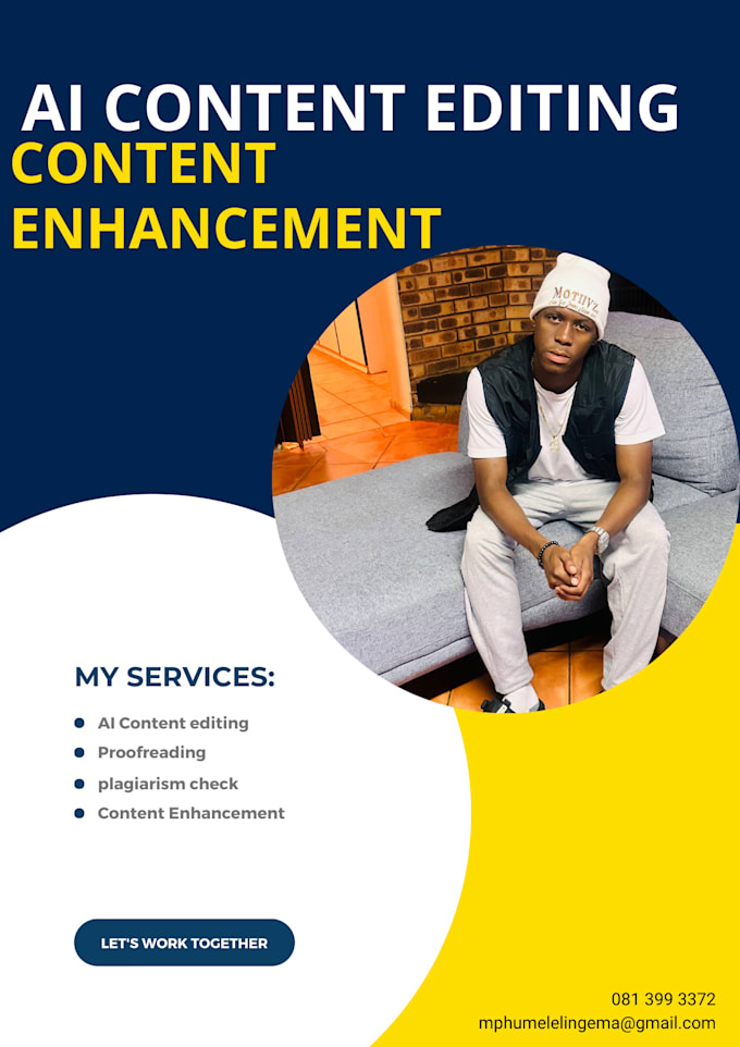 Manually edit ai or chatgpt content by Mphumelelingema | Fiverr