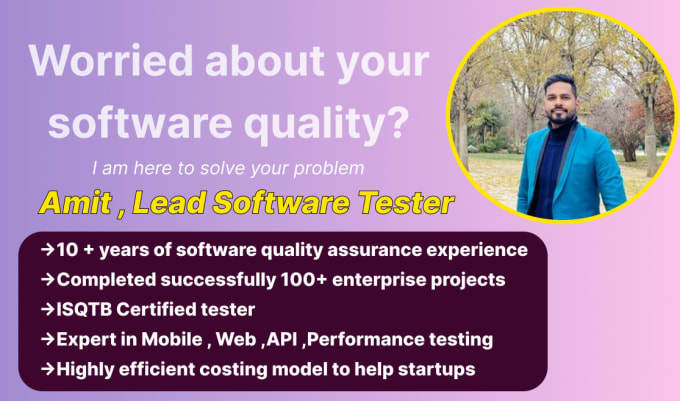 Mobile app and web app testing and end to end qa testing by ... Mobile app and web app testing and end to end qa testing by ...