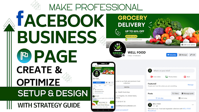 Create and set up a professional facebook business page by ...
