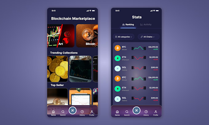 Do mobile app ui ux design in figma for android and ios by Sharif_2021 ...