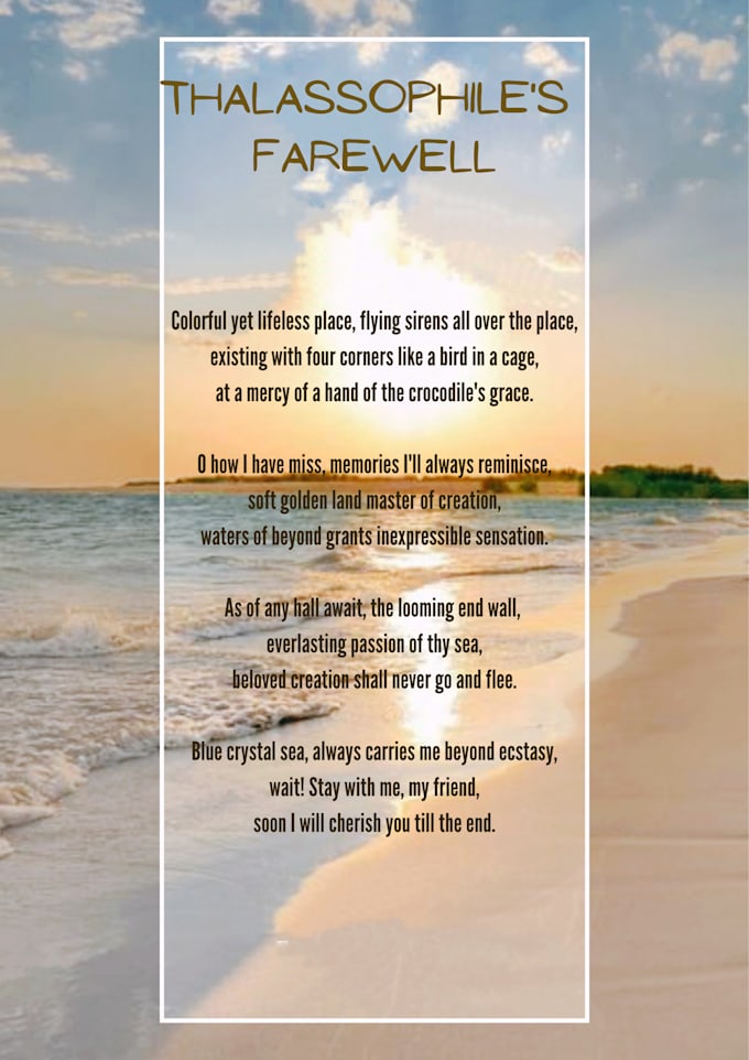 Write a professional poem for you by Ripwapp1 | Fiverr