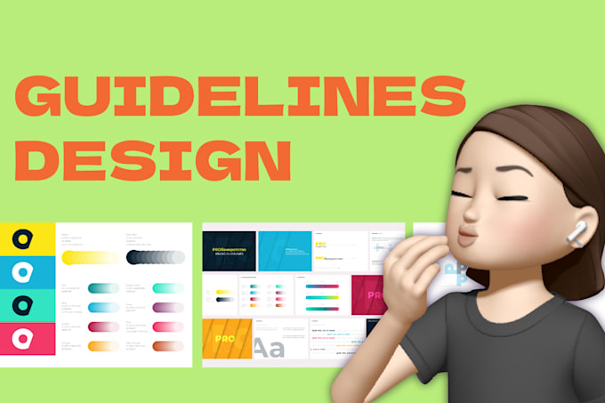 Design your barnd guidelines by Marinaredkina | Fiverr