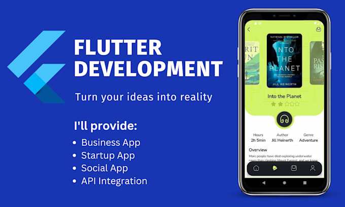 Do flutter development and build ios and mobile app by Umamakhan123 | Fiverr