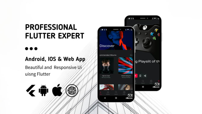 Develop Android Ios And Web App Using Flutter Figma To Flutter Flutter Ui By Abdullahch310