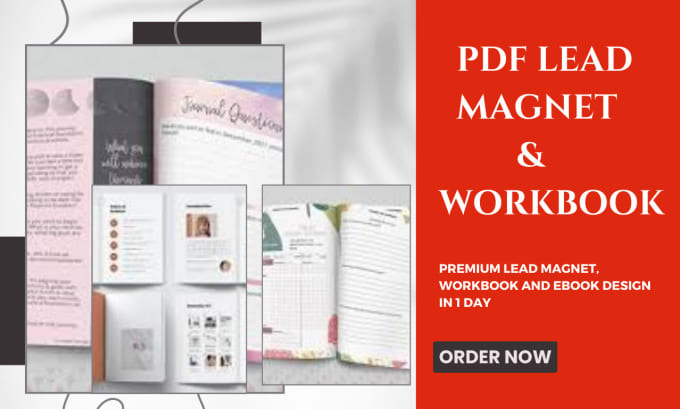 Design your workbook, lead magnet, worksheet, ebook, pdf design, and ...