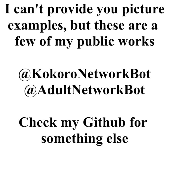 Write you a telegram bot by Onionmaster03 | Fiverr