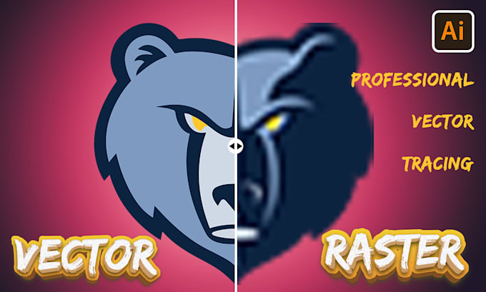 Create pixel perfect manual vector tracing vectorize logo high quality ...