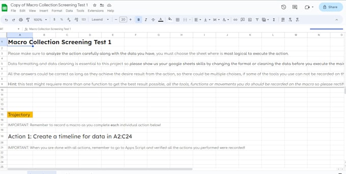 Format and clean your google sheets and excel by Mwendwamartin | Fiverr