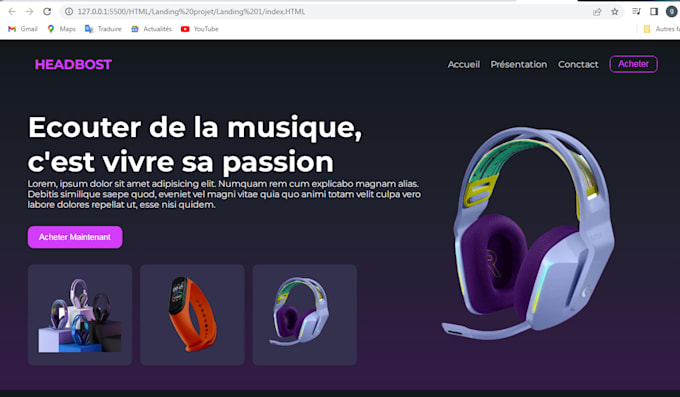 Convert your website design in html , css , javascript by Gustavmatanvi ...