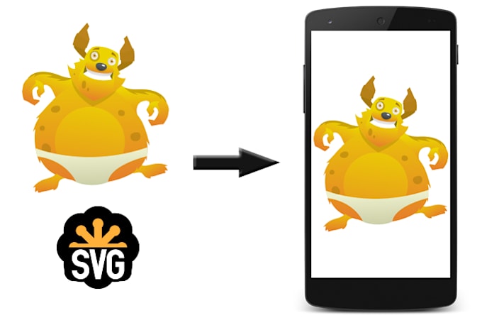 Transform an svg image into an android drawable by Bartas | Fiverr