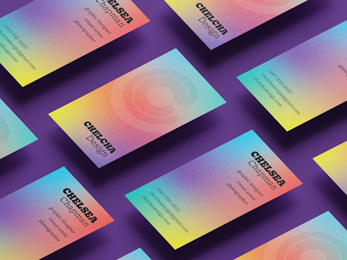 Create a modern, sleek, professional business card by Chelchadesign ...