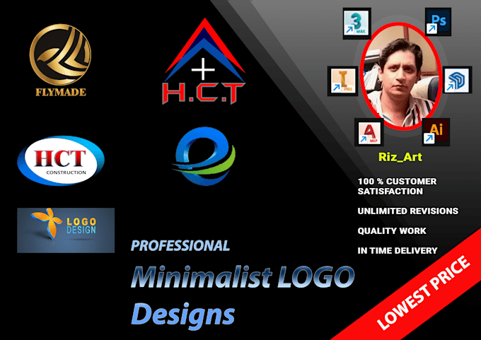 Create minimalistic modern aesthetic logo design for your business firm ...