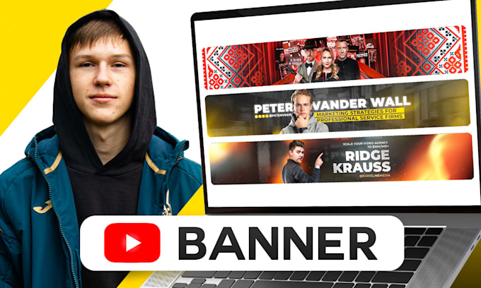 Design a top notch banner for youtube or social media by Yaremastudio ...
