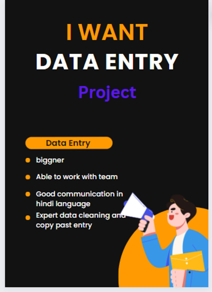 Professional data entry services with accuracy and efficiency by Devrajnayak01 | Fiverr