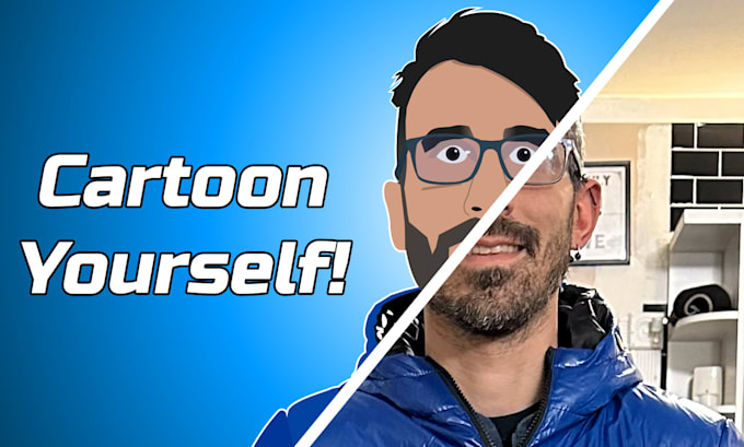 Create a vector cartoon version of you by Skimasc | Fiverr