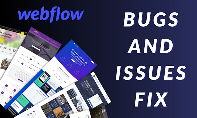 Resolve webflow site bugs and issues by Abdullahdilavar | Fiverr
