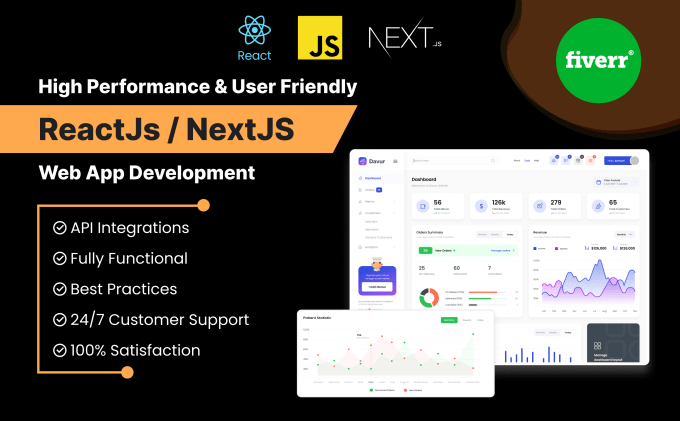 Do react js, next js, typescript webapp frontend development by Sundas ...