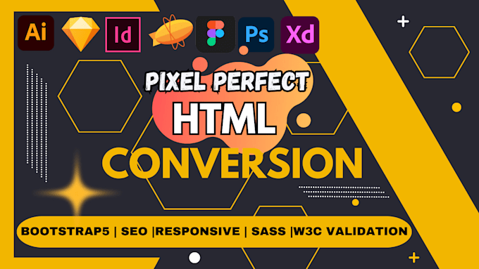 Convert Figma To Html Xd To Html Psd To Html Css Bootstrap 5 Responsive