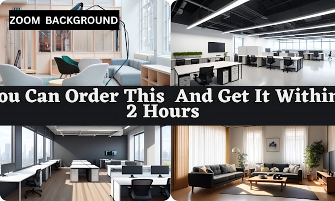 Create a custom zoom virtual background within 3 hour by Mrabdullah78 | Fiverr
