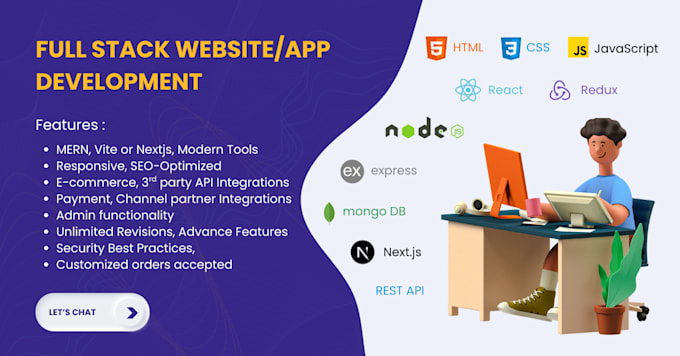 Develop fullstack web apps using vite or nextjs and mern by Suprachanda97 | Fiverr