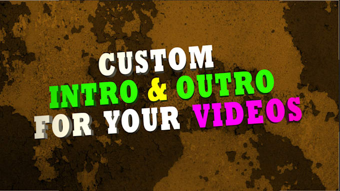 Create you a youtube, podcast intro and outro logo animation by ...