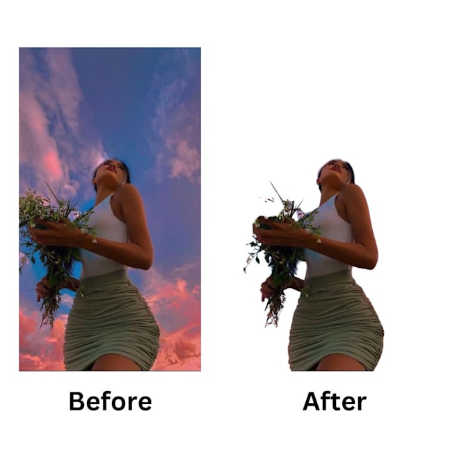 Do background removal, cropping, and image resizing by Jenny_verano | Fiverr
