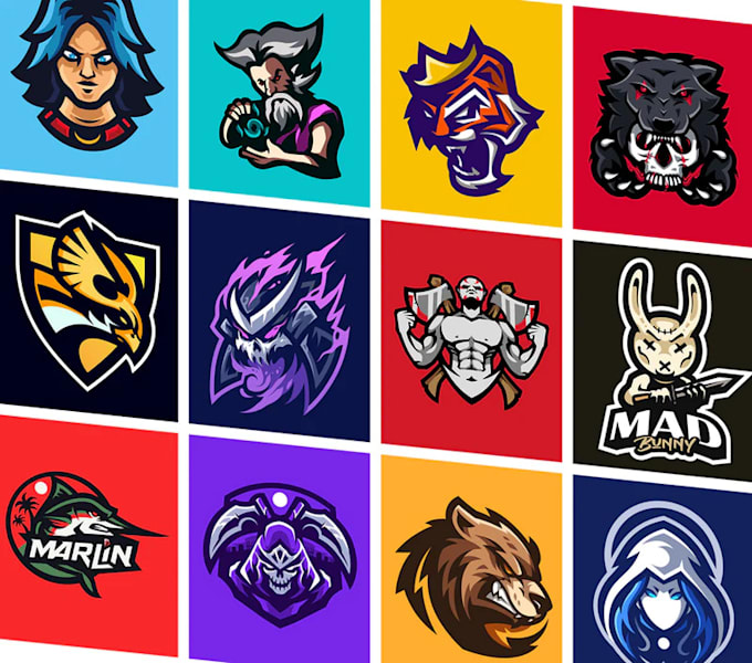 Make a cheap and good looking esports team logo by Esportslogox | Fiverr