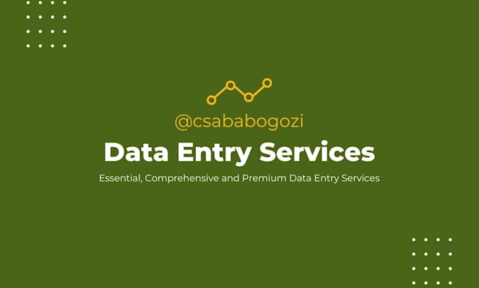 Do accurate and efficient data entry by Csababogozi | Fiverr Do accurate and efficient data entry by Csababogozi | Fiverr