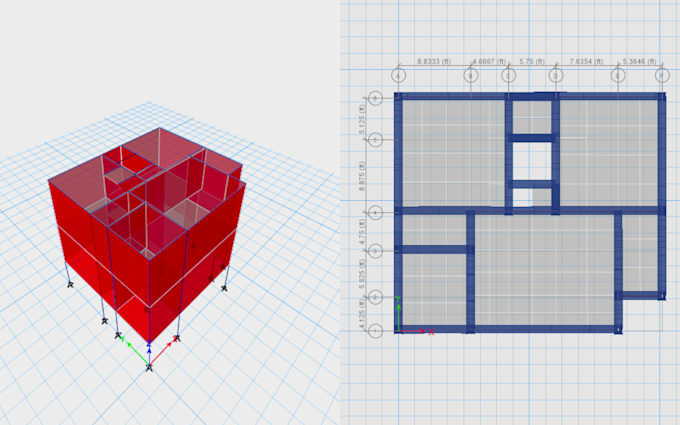 Create 3d engineering structure models etabs and sap2000 by ...