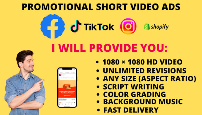 Make Viral Tiktok Or Facebook Video Ads For Dropshipping Products By