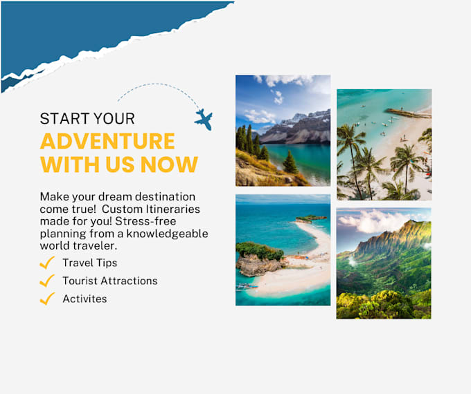 Plan and create your customized travel itinerary by Samuelsilver1 | Fiverr