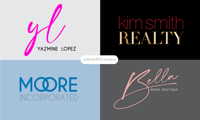 Create a text based, flat design, word mark style logo by ...