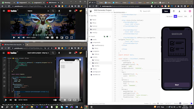 Create professional react native based mobile app by Jibranbilalkhan ...